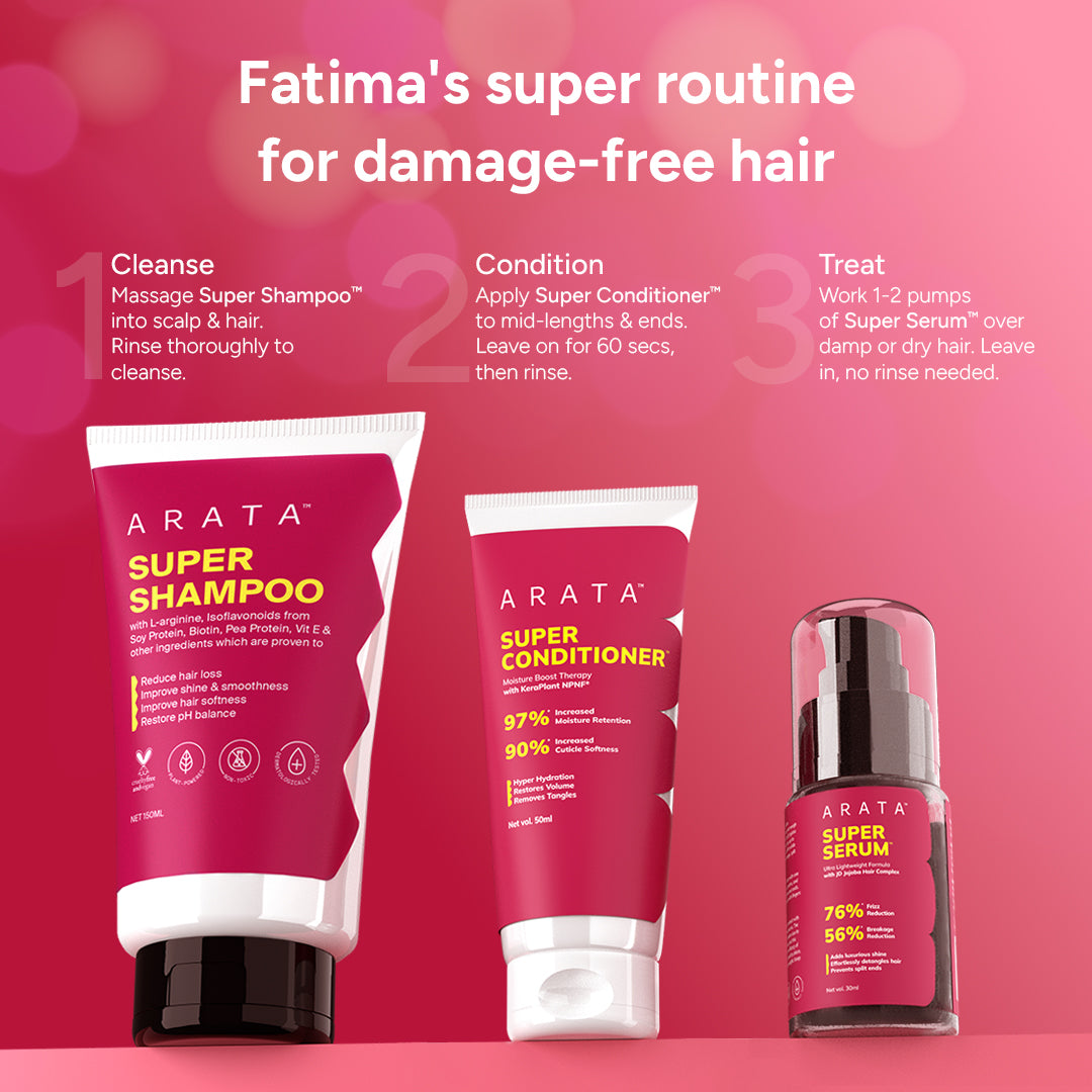 Arata - No Damage Super Box | Super Shampoo™, Super Conditioner™ & Sup