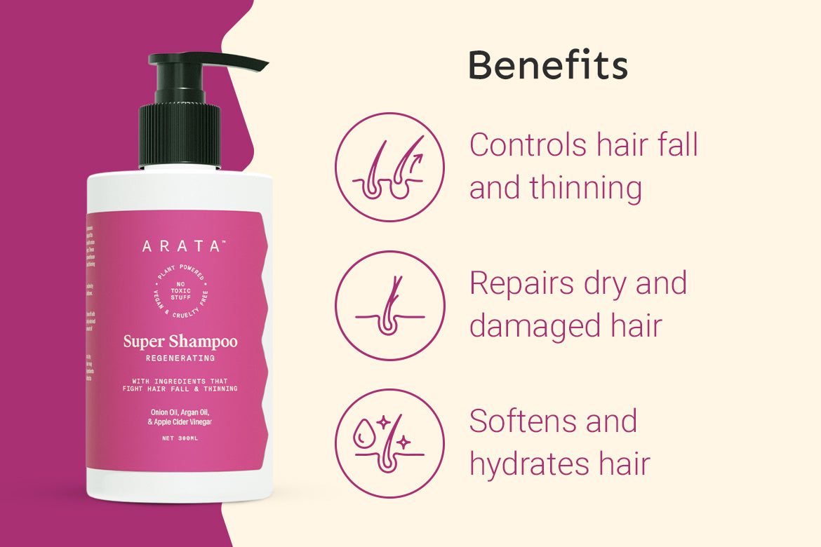 Arata | India's Best-Selling Super Shampoo for Hair Growth