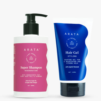 Natural Hair Care Products – Buy Organic Shampoo, Conditioner, Gel – Arata