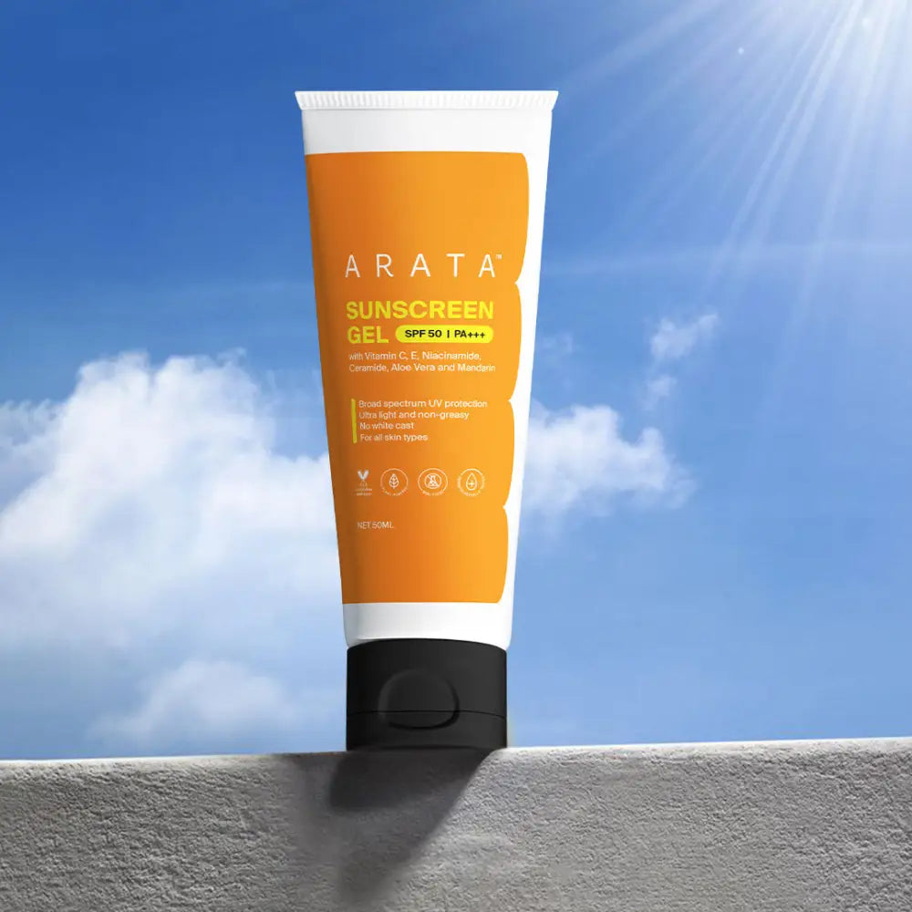 Sunscreen Gel with SPF 50, PA+++ – Arata